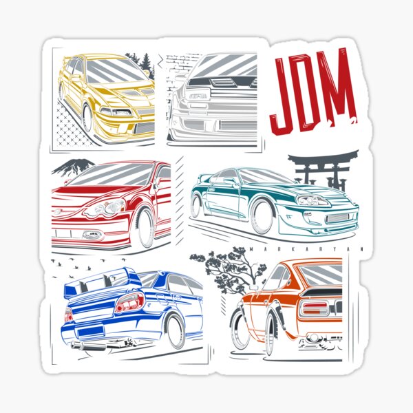 "JDM Style" Sticker by OlegMarkaryan | Redbubble