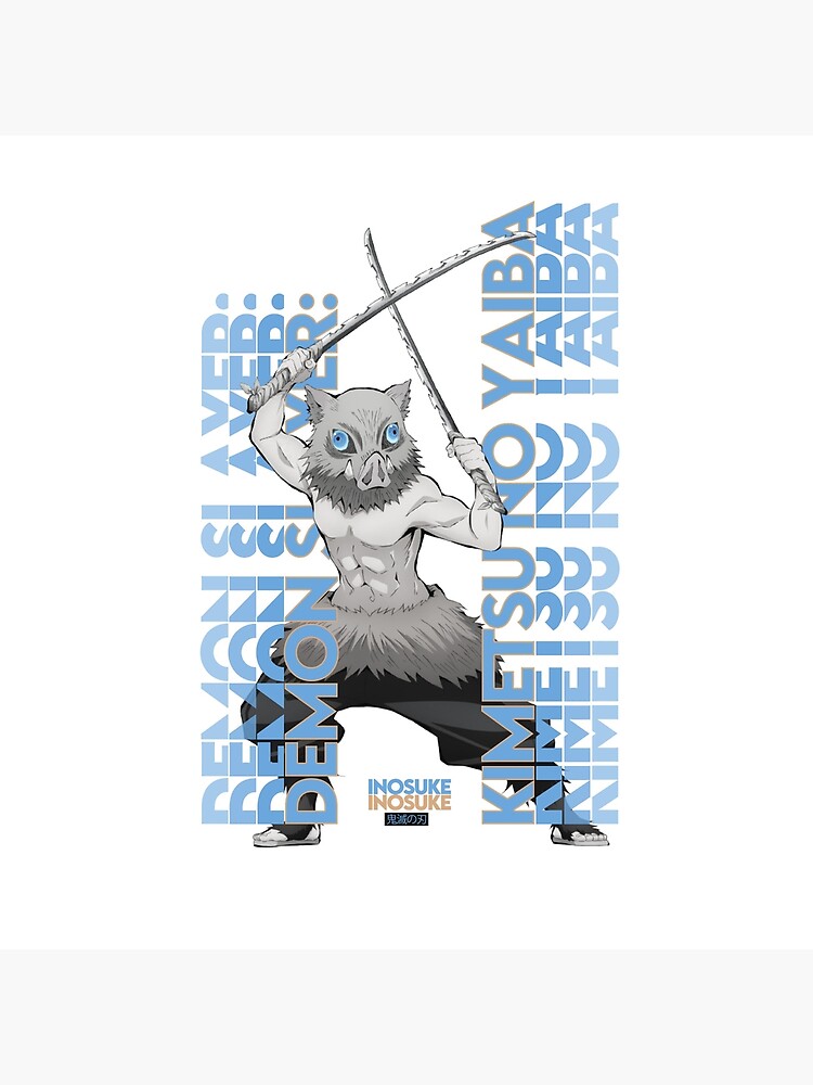 "Demon Slayer: Kimetsu No Yaiba - Inosuke" Poster by baconmastery ...