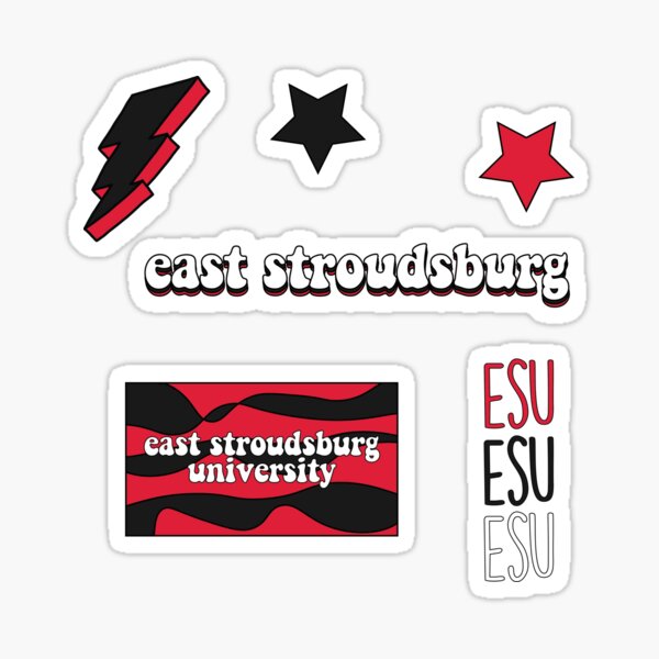 "Cute and Groovy East Stroudsburg University Pack" Sticker for Sale by ...