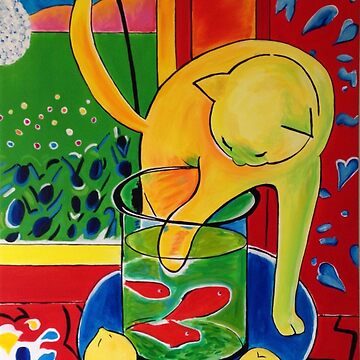 "Matisse cat - Le chat aux poissons rouges (the cat with red fish) 1914 ...