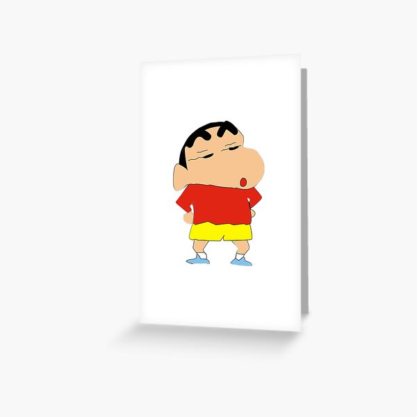 "Cute Shin Chan" Greeting Card for Sale by DeanBeit | Redbubble