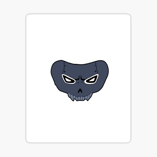 "Persona 5 Skull/Ryuji Mask (WHITE)" Sticker for Sale by INSAINT ...