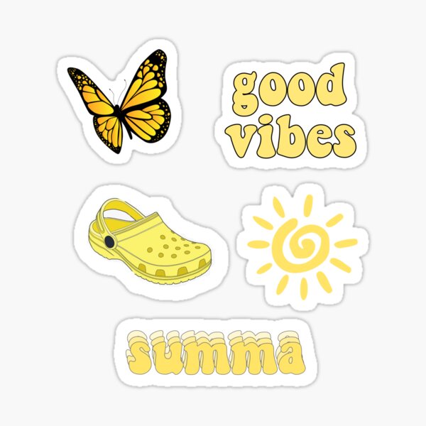 "yellow sticker pack" Sticker by maddieatherton | Redbubble