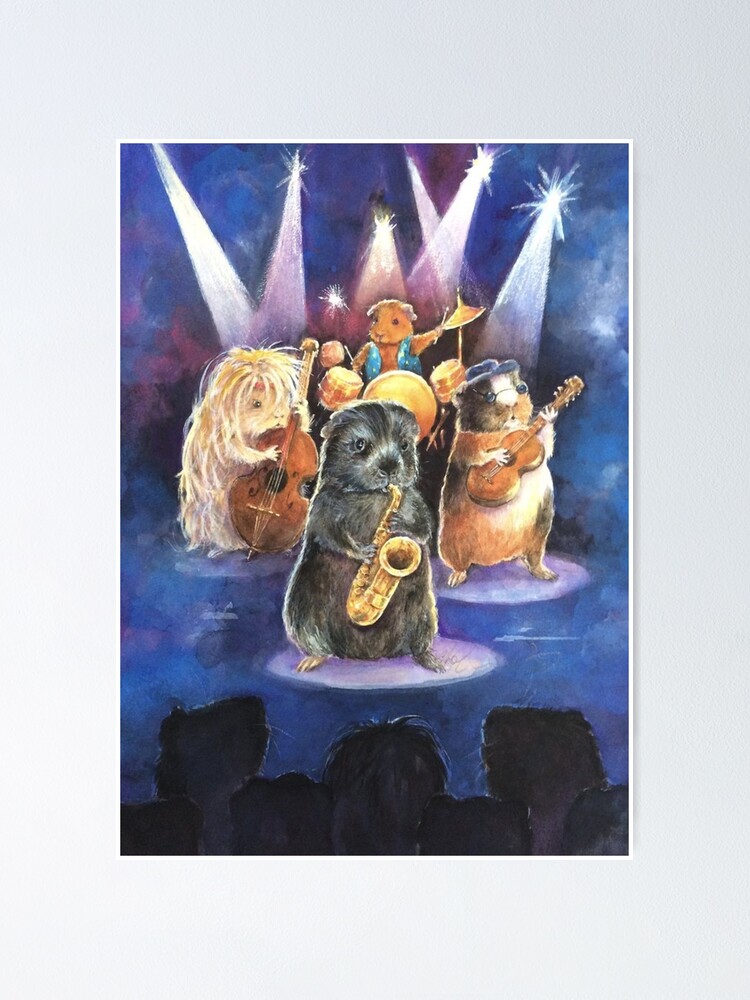 "The Blues Band" Poster for Sale by OutofTheHutch | Redbubble