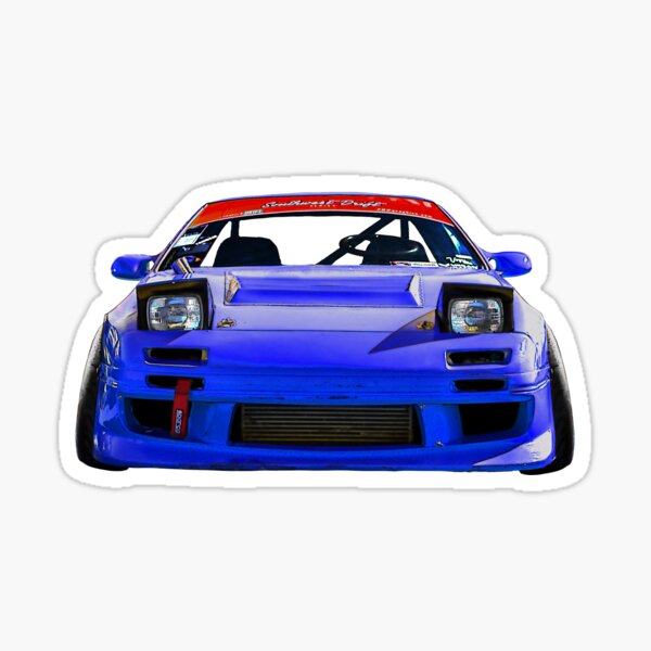 "Nissan Silvia S13 blue" Sticker by parakeats | Redbubble