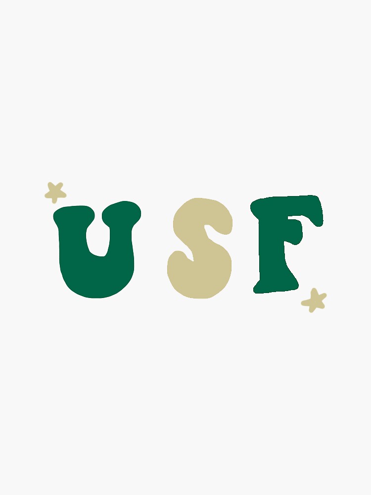 "usf 2" Sticker by kmiranda4 | Redbubble