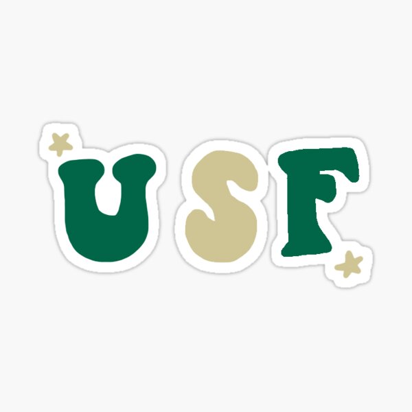 "usf 2" Sticker by kmiranda4 | Redbubble