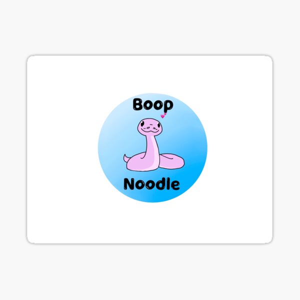 Snake Boop Noodle Stickers | Redbubble