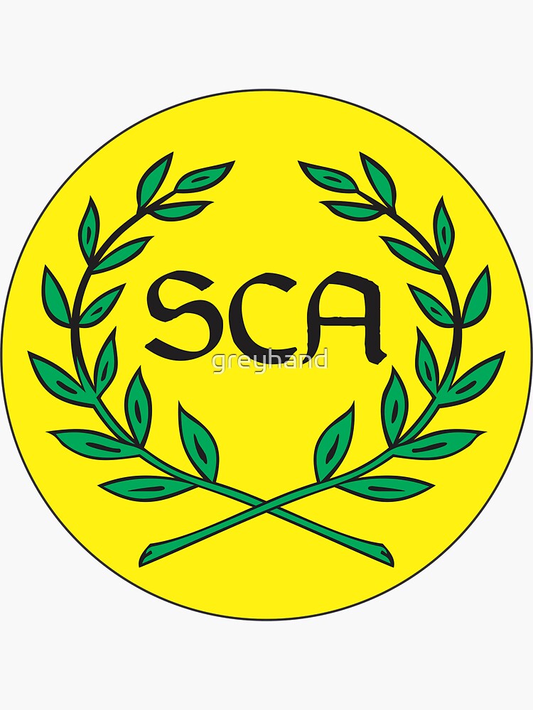 "SCA Badge" Sticker for Sale by greyhand | Redbubble