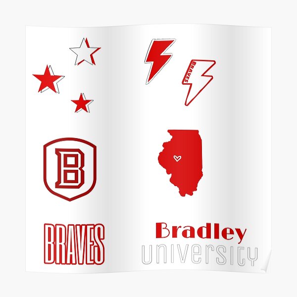 "Bradley sticker pack " Poster by kaileebreezy21 | Redbubble