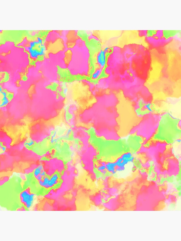 "Wild And Wacky Blobby Design (Pink and Orange and Green)" Art Print by ...