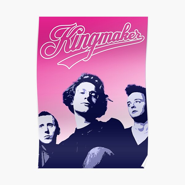 "Kingmaker 90s Band T-shirt Design" Poster by Lick-Design | Redbubble