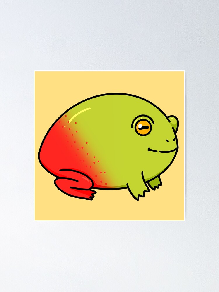 "Mango Frog" Poster for Sale by cattauf-art | Redbubble