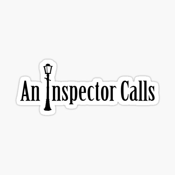 "An Inspector Calls - Lamp Logo" Sticker for Sale by BlackElkFilm ...