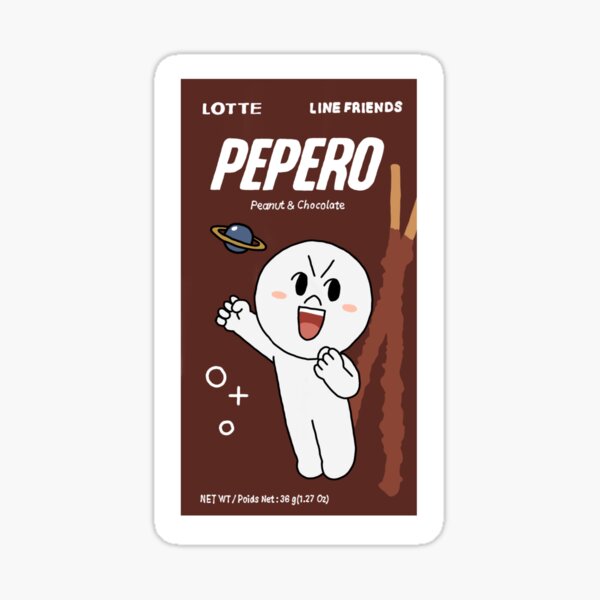 "Peanut and Chocolate Pepero/Pocky" Sticker for Sale by costcobaguette ...