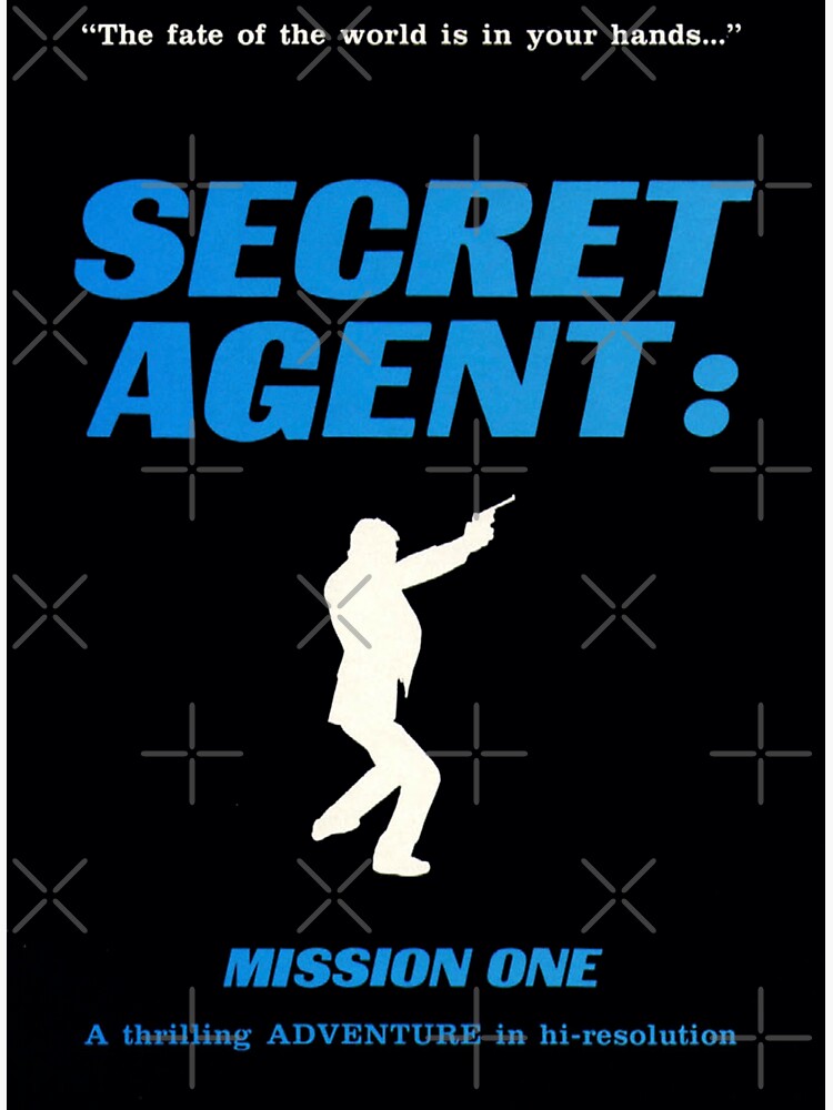 "Secret Agent: Mission One" Sticker by SebastianKraine | Redbubble