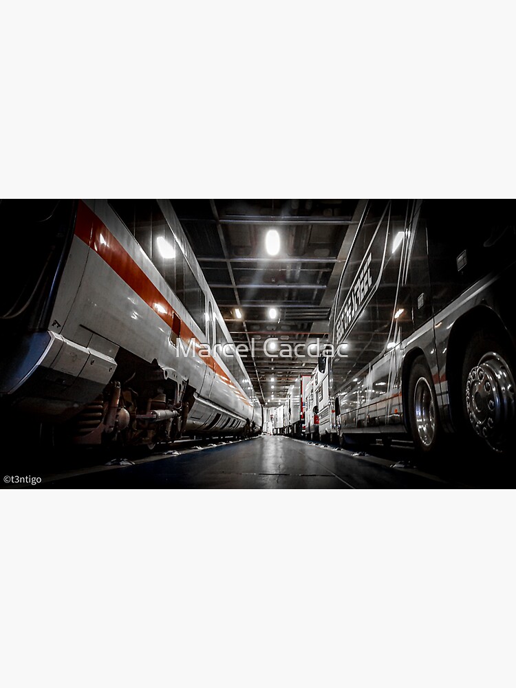 "Train vs Bus" Sticker for Sale by Tentigo | Redbubble