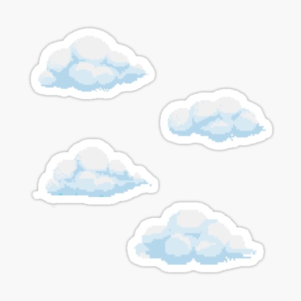 "Aesthetic Cloud Sticker Pack" Sticker for Sale by blinkgirlie | Redbubble