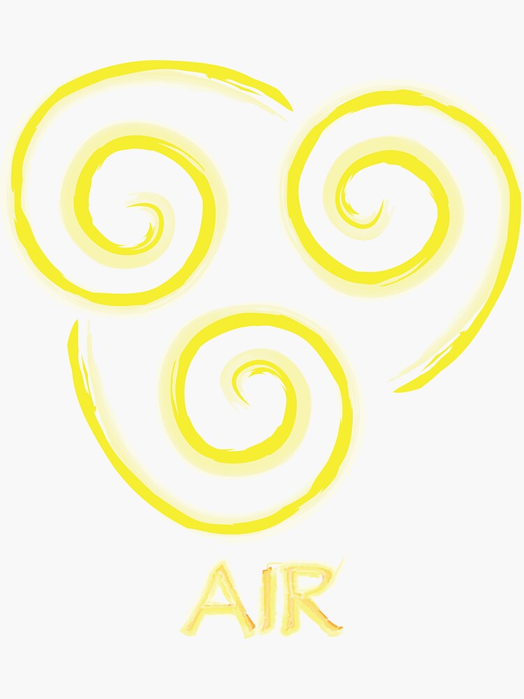 "Avatar Air Bender Symbol" Sticker for Sale by tini-12 | Redbubble