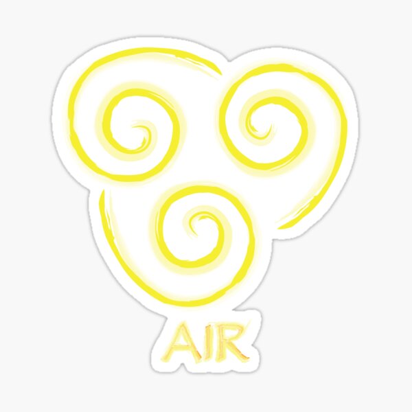 "Avatar Air Bender Symbol" Sticker for Sale by tini-12 | Redbubble