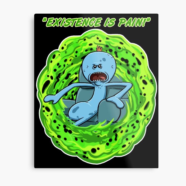 Existence Is Pain Metal Prints | Redbubble