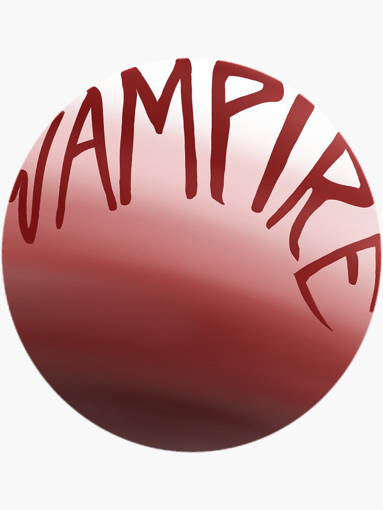 "dominic fike vampire" Sticker by jazcustoms | Redbubble
