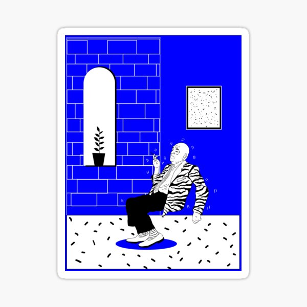 "UNCLE" Sticker by whoiskruty | Redbubble