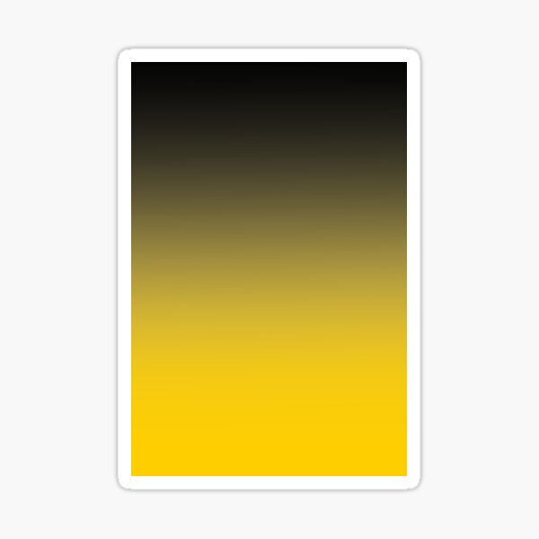 "Luminous vivid amber ombre fade evening gradient" Sticker for Sale by ...