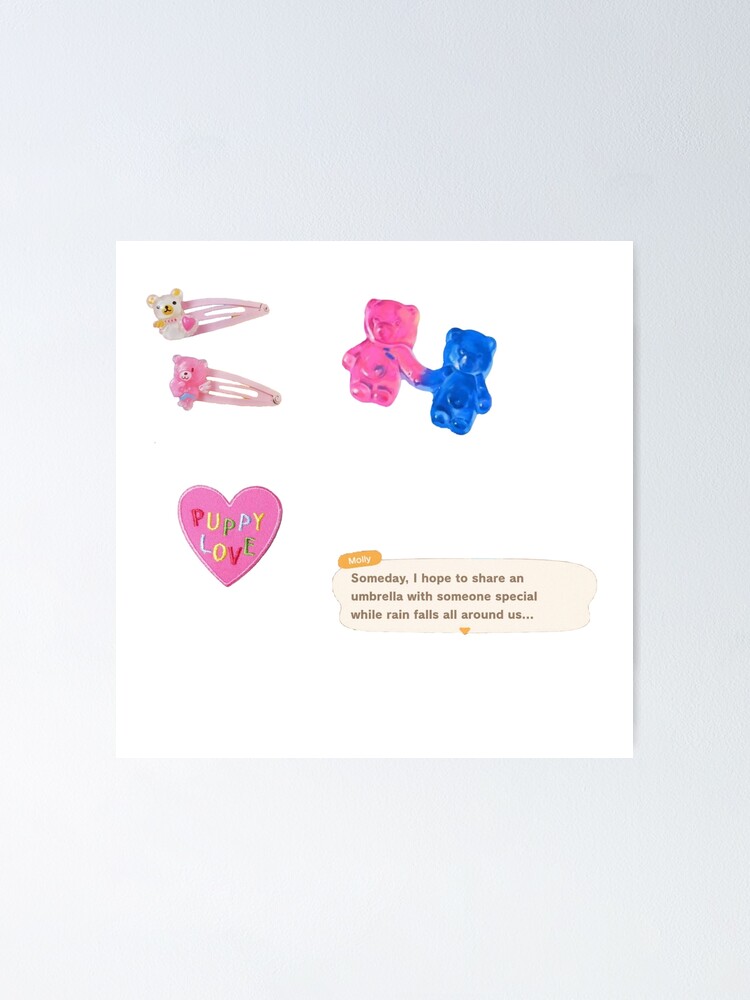 "Kidcore sticker pack" Poster for Sale by cbeaaa | Redbubble