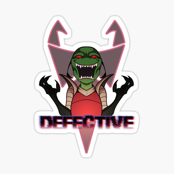"Defective" Sticker by KCDragons | Redbubble