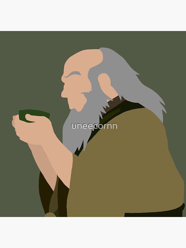 "Uncle Iroh" Poster by uneecornn | Redbubble