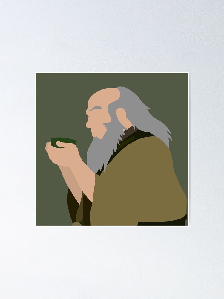 "Uncle Iroh" Poster by uneecornn | Redbubble