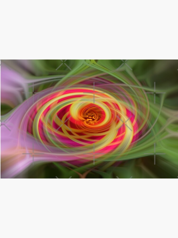 "Tropical Vibes: Abstract Fractal Flower/Vortex Pattern in Hot Pink ...