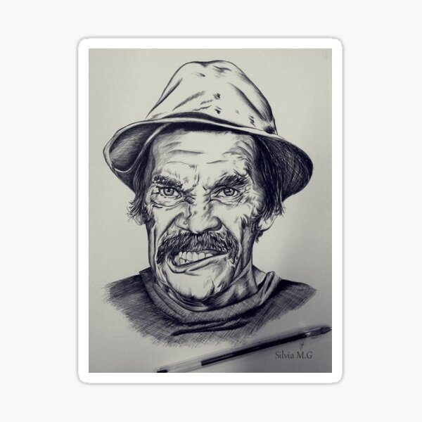 Pegatina «Don ramon dibujo» de Nicocabj | Redbubble