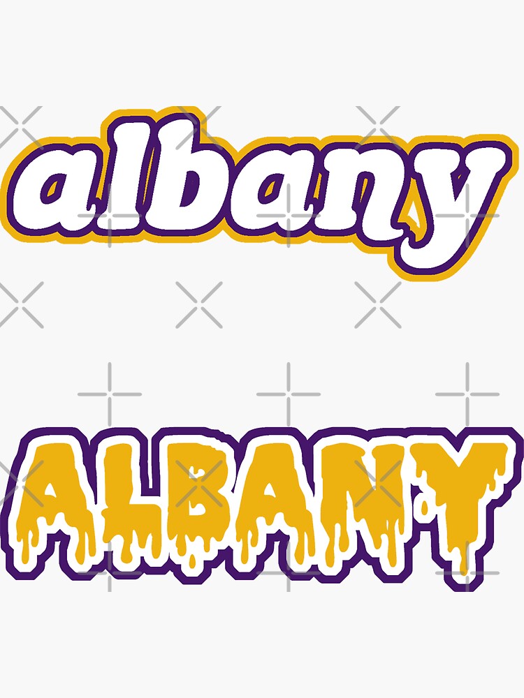 "Albany" Sticker for Sale by Leilasayan | Redbubble