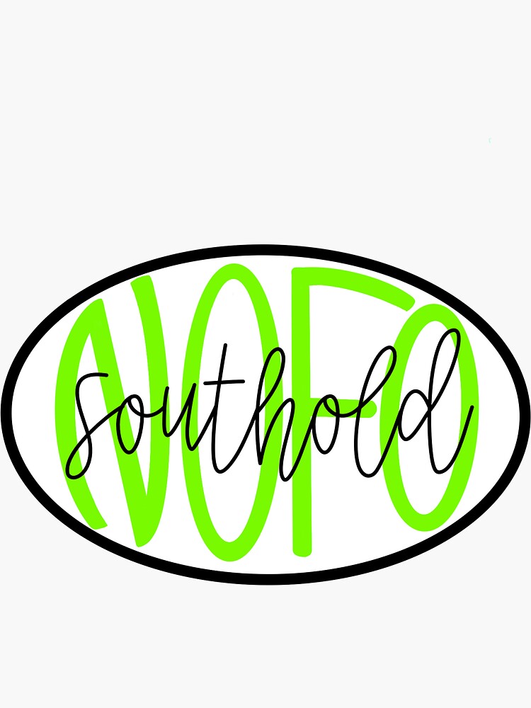 "NOFO Southold Green" Sticker for Sale by skelejen | Redbubble