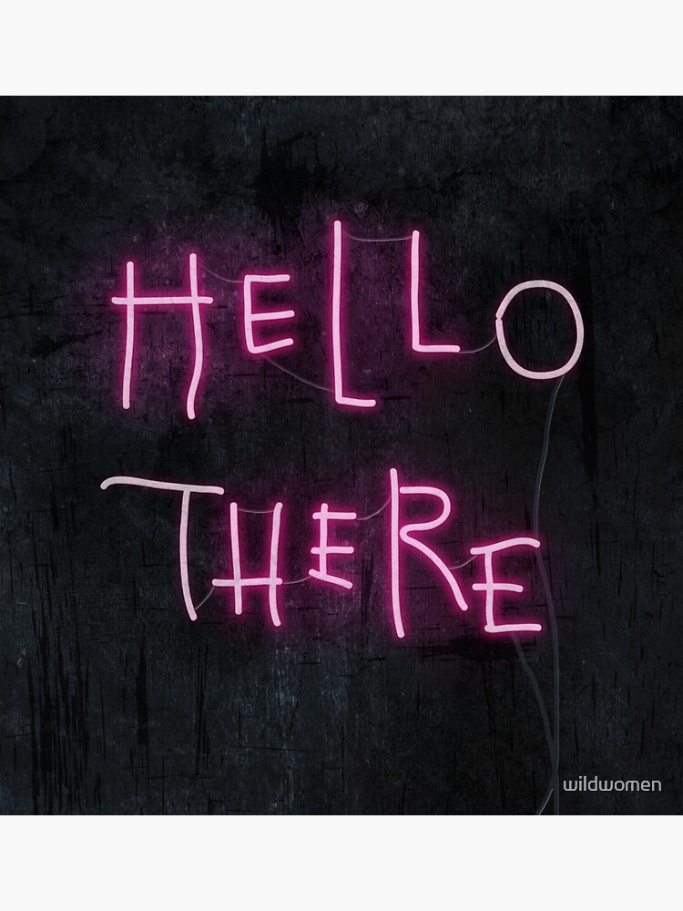 "Hell Here" Sticker for Sale by wildwomen | Redbubble