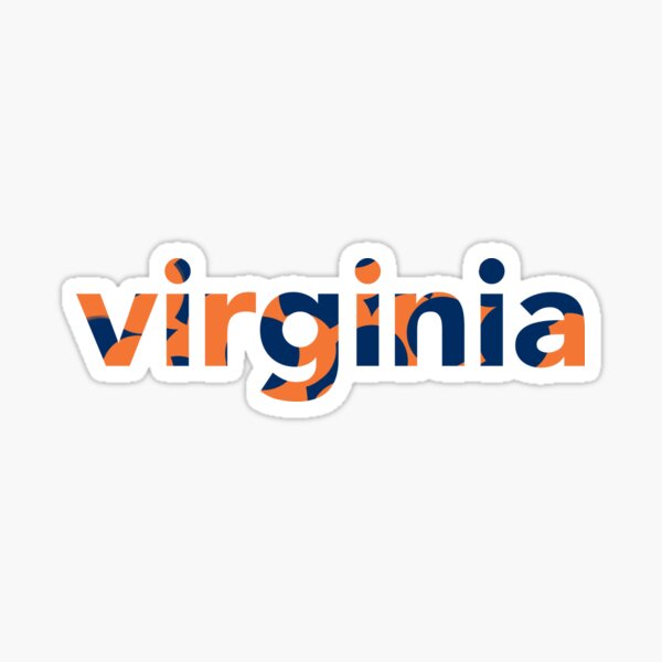 "UVA" Sticker for Sale by goodmanemmi | Redbubble
