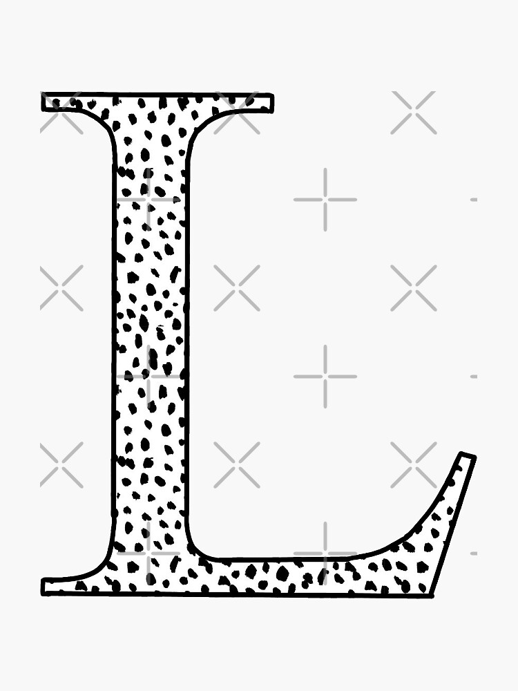 "L Initial" Sticker for Sale by maddiee-kennedy | Redbubble