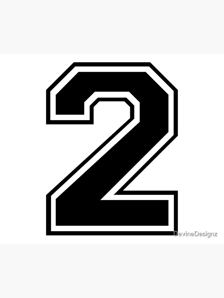 "2 Number Two" Poster for Sale by DevineDesignz | Redbubble