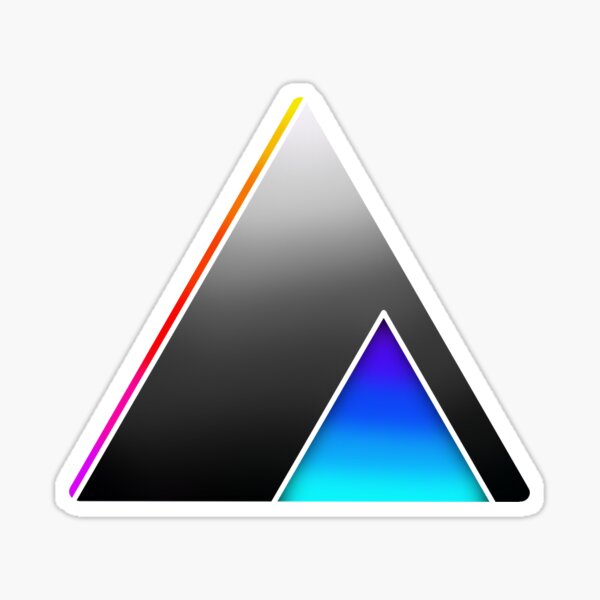 "Modern Aesthetic Triangle" Sticker by steviebear | Redbubble