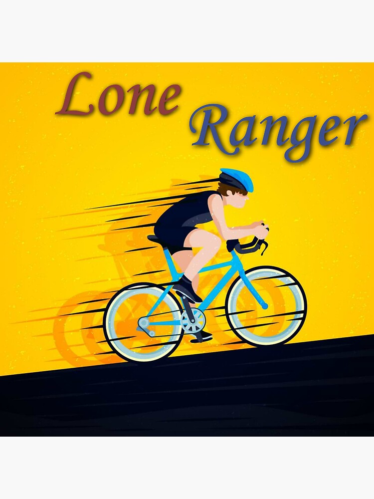 "Lone Ranger" Sticker by VIJAY2020 | Redbubble