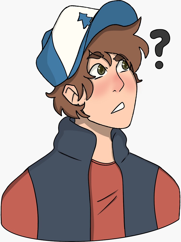 "Dipper Pines " Sticker by gr3ml1n | Redbubble