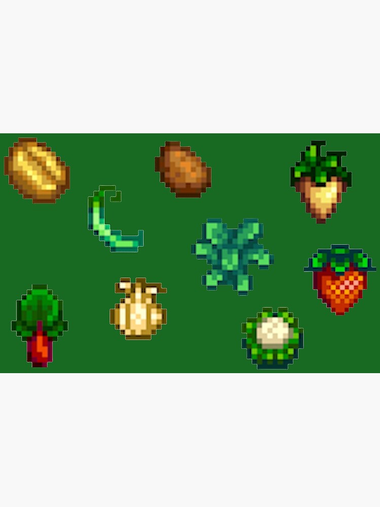 "Stardew Valley Spring Crops Bundle" Poster by edevyor | Redbubble