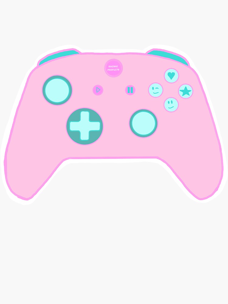 "Pastel controller" Sticker by RaeBaeProducts | Redbubble