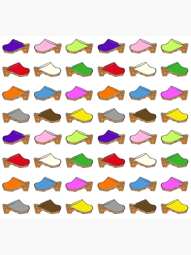 "Because Clogs" Poster for Sale by microstudio | Redbubble