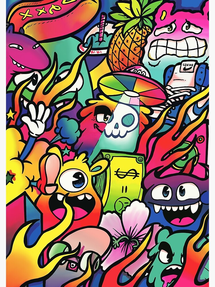 "Doodle Art" Poster by pbandjai | Redbubble