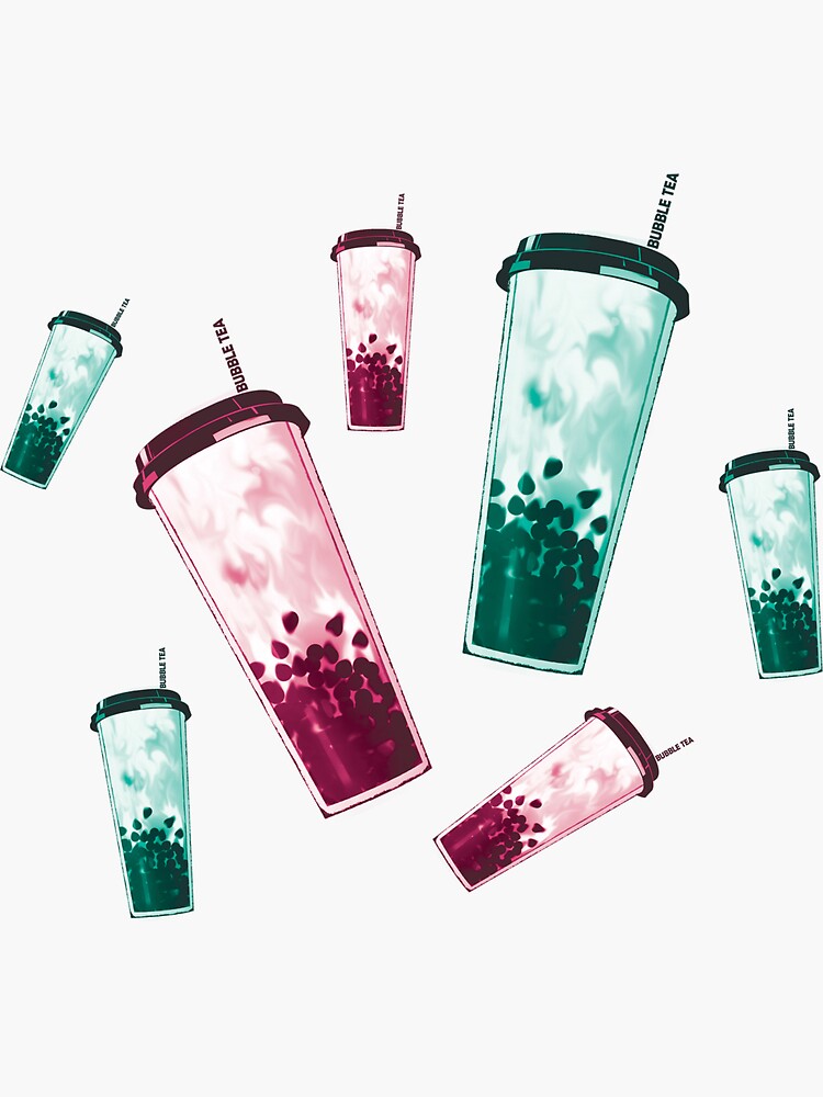 "Bubble tea bubble gum" Sticker for Sale by koitiva | Redbubble