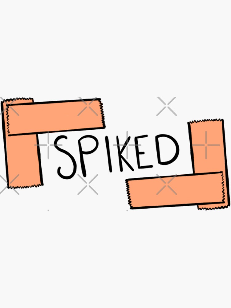 "SPIKED" Sticker for Sale by notastranger | Redbubble