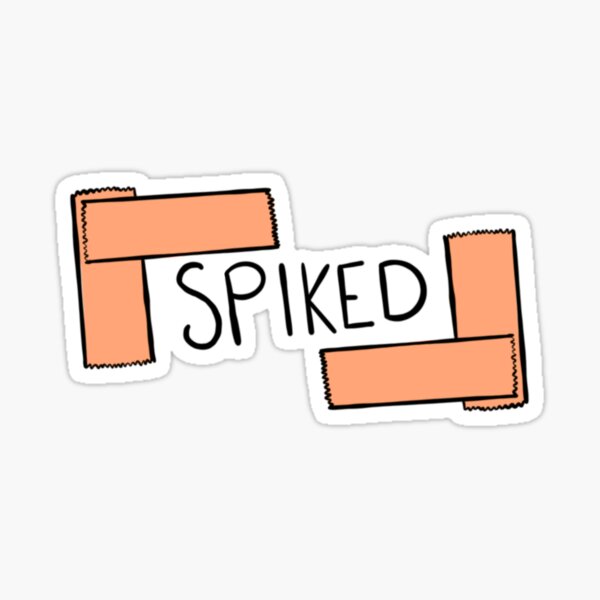 "SPIKED" Sticker for Sale by notastranger | Redbubble